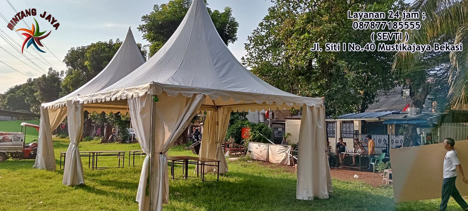 Sewa Aneka Ukuran Tenda Sarnafil Event Pesta DKI Jakarta