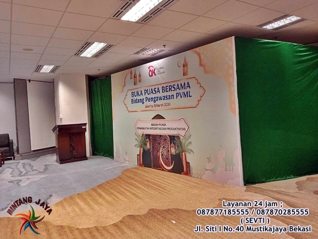 Jasa Sewa Pembuatan Backdrop Acara Ramadhan 2024 Jakarta