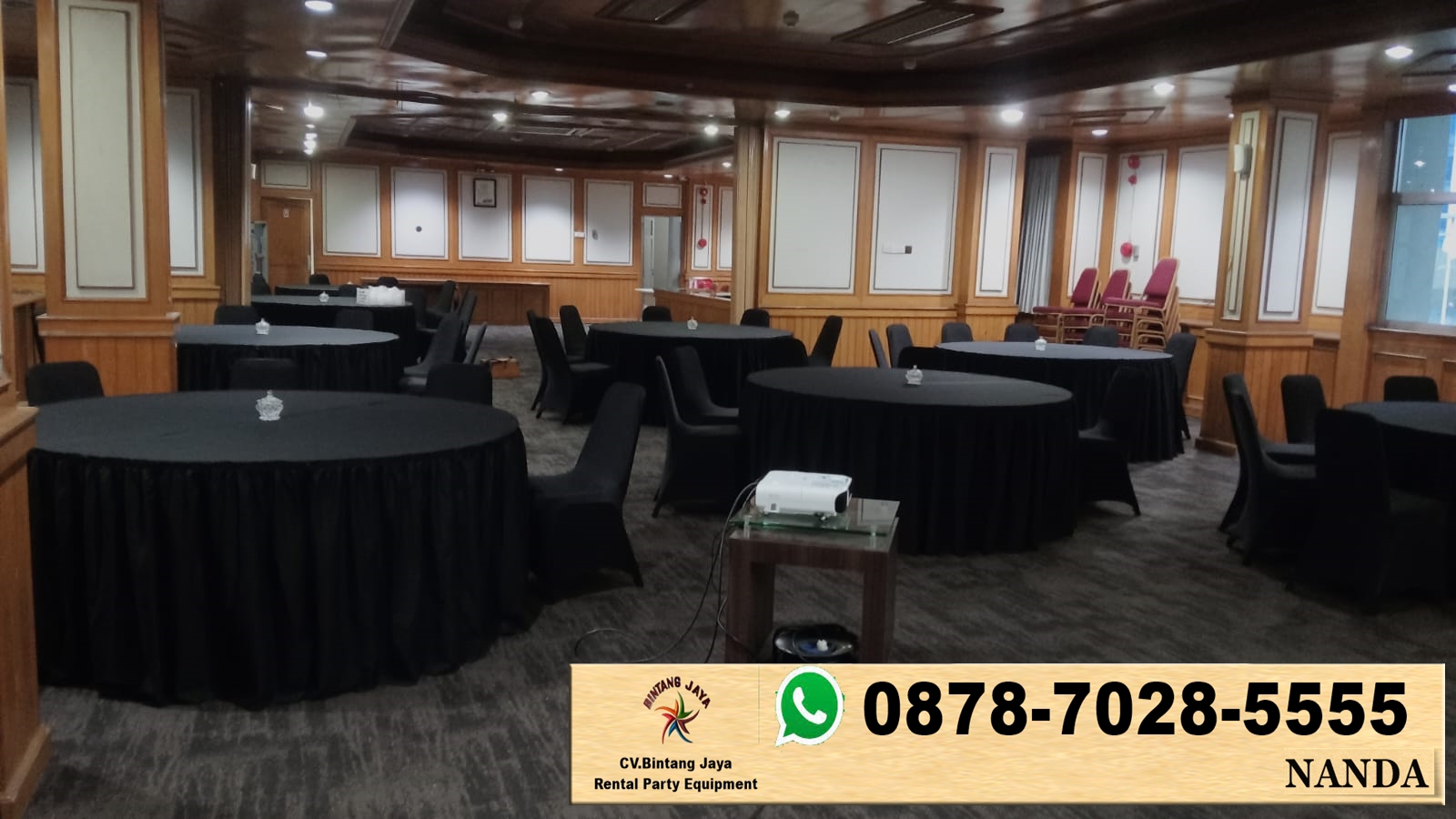 Tempat sewa round table dan kursi futura area Depok