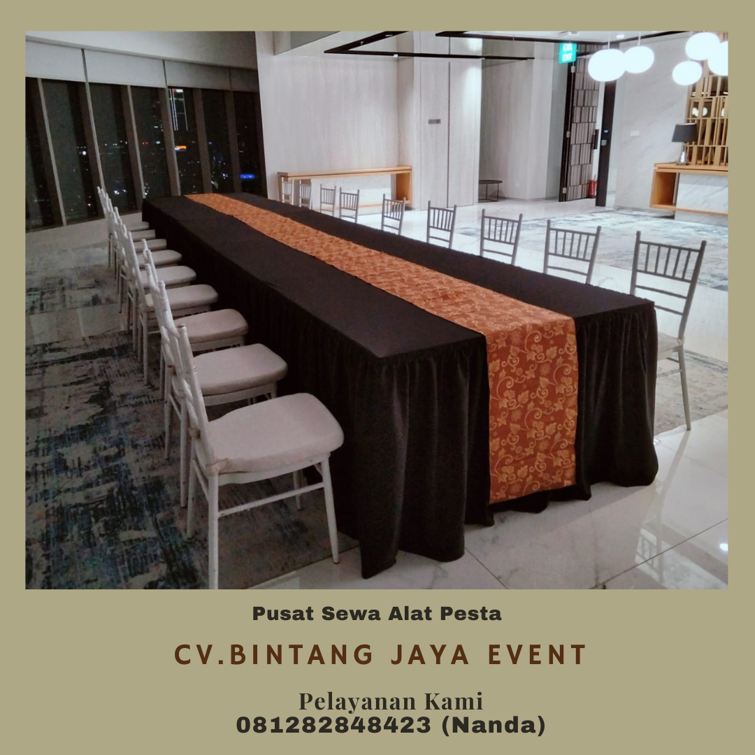 Pusat Sewa Kursi Tiffany VIP Putih Bahan Kayu Jakarta Bogor