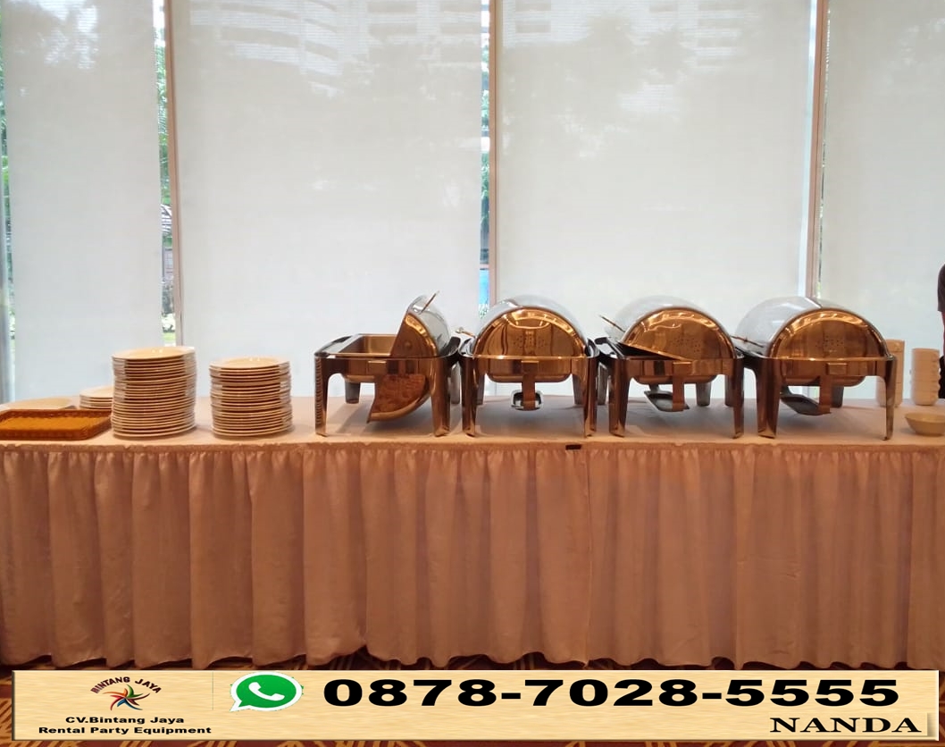 Sewa alat catering set lengkap piring sendok garpu di Jakarta