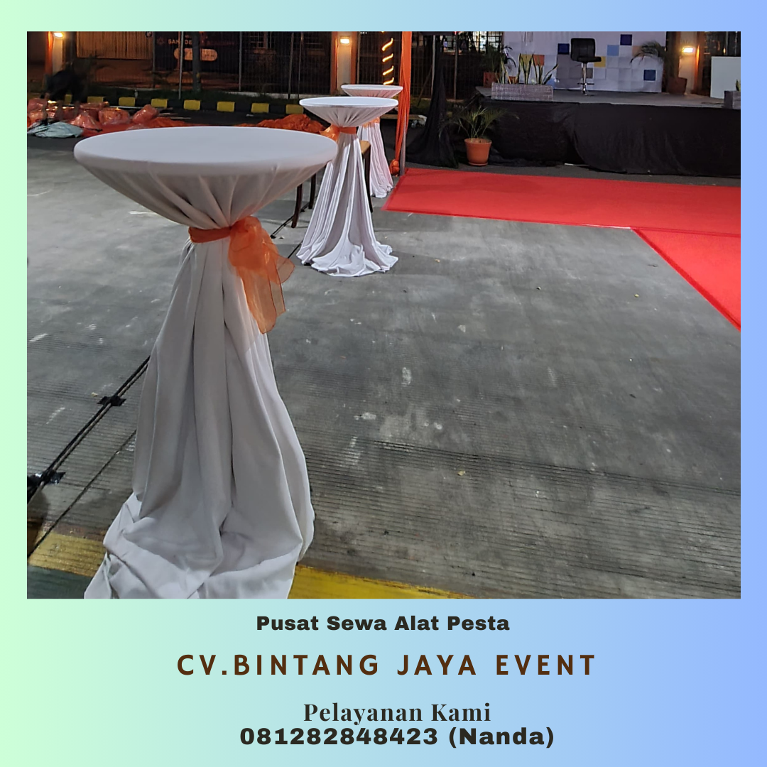 Rental Meja Bar Multiplek Kulit sintetis Dan Cover Tebar Jakarta