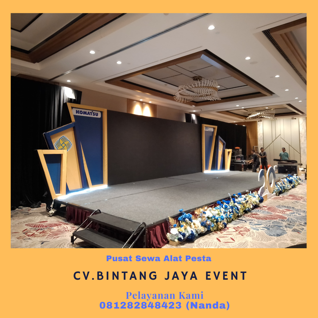Sewa Panggung Backdrop Dan Podium Acrylic Di Bandung